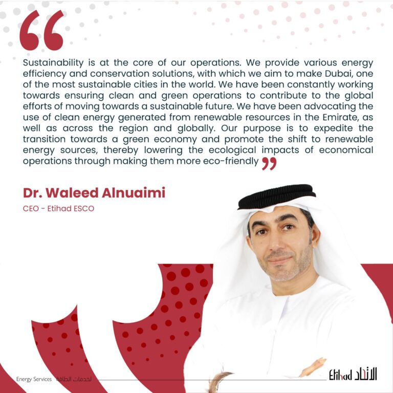 Message From CEO – Etihad ESCO